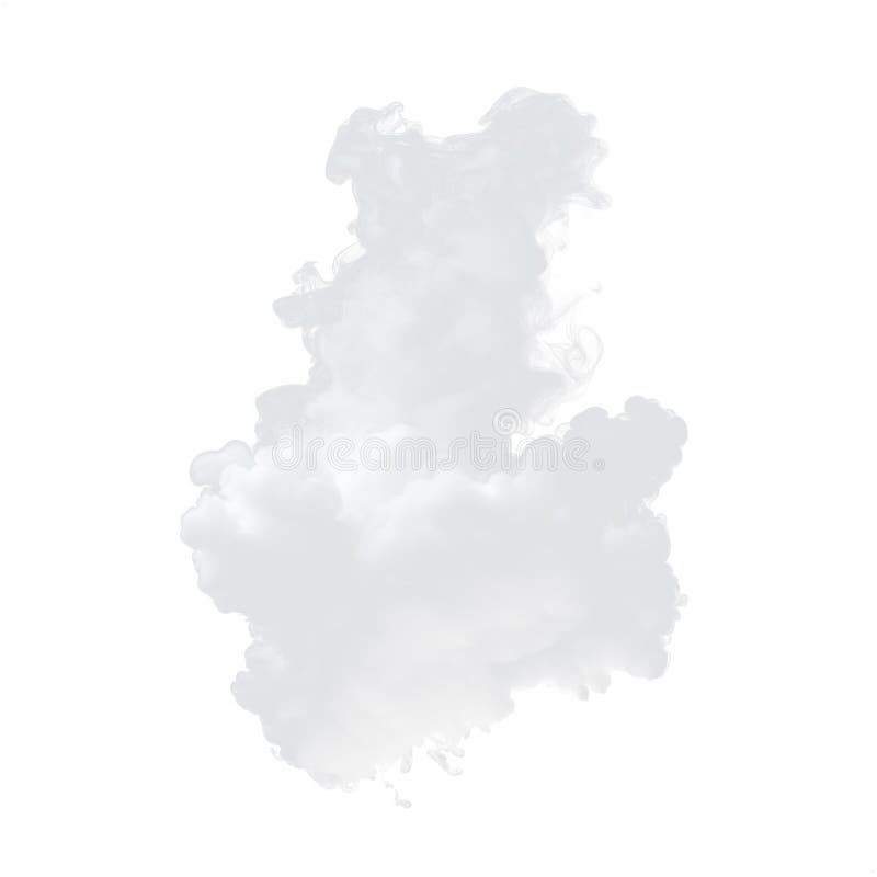 Realistic Smoke Cloud Isolated Against a Clear Background Stock Image ... Realistic Smoke Cloud Isolated Against a Clear Background Stock Image ...