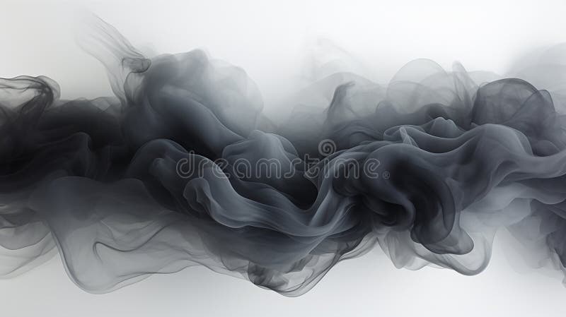 Realistic Smoke. 3D Render stock illustration. Illustration of liquid ...