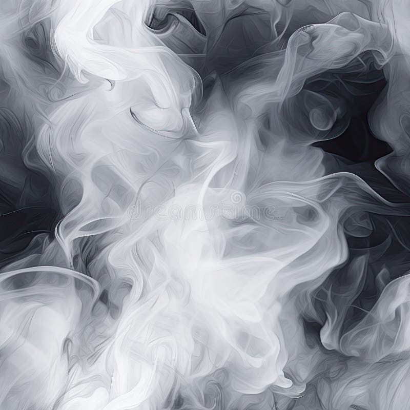 Realistic Smoke Texture Background Stock Illustration - Illustration of ...