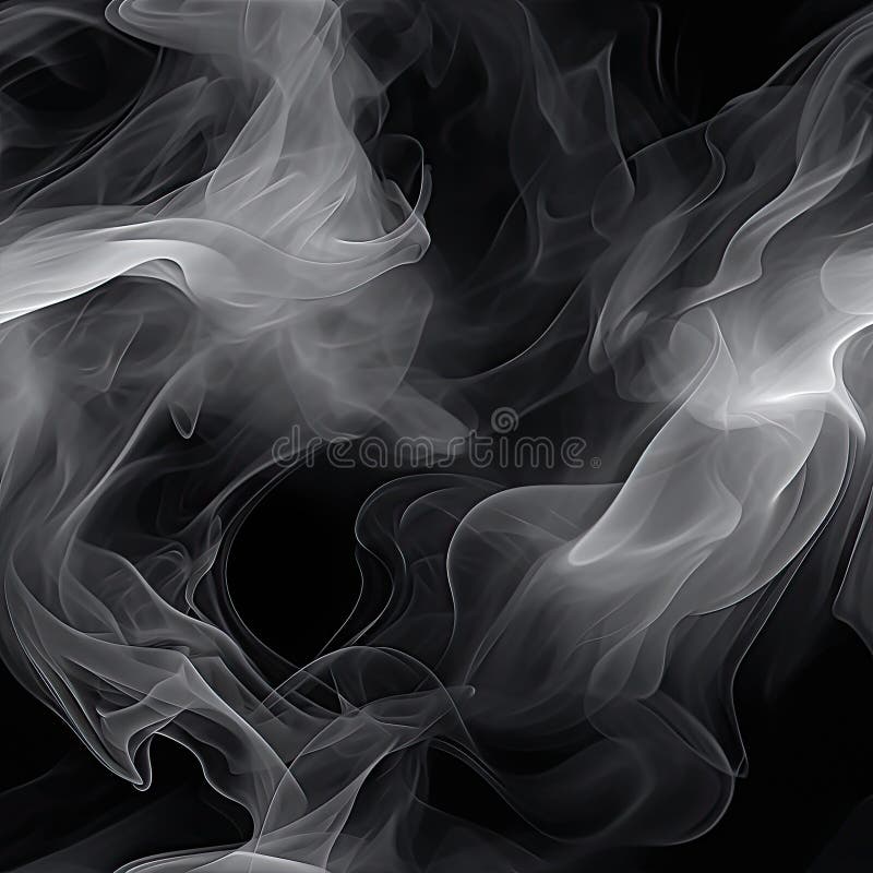 Realistic Smoke Texture Background Stock Illustration - Illustration of ...