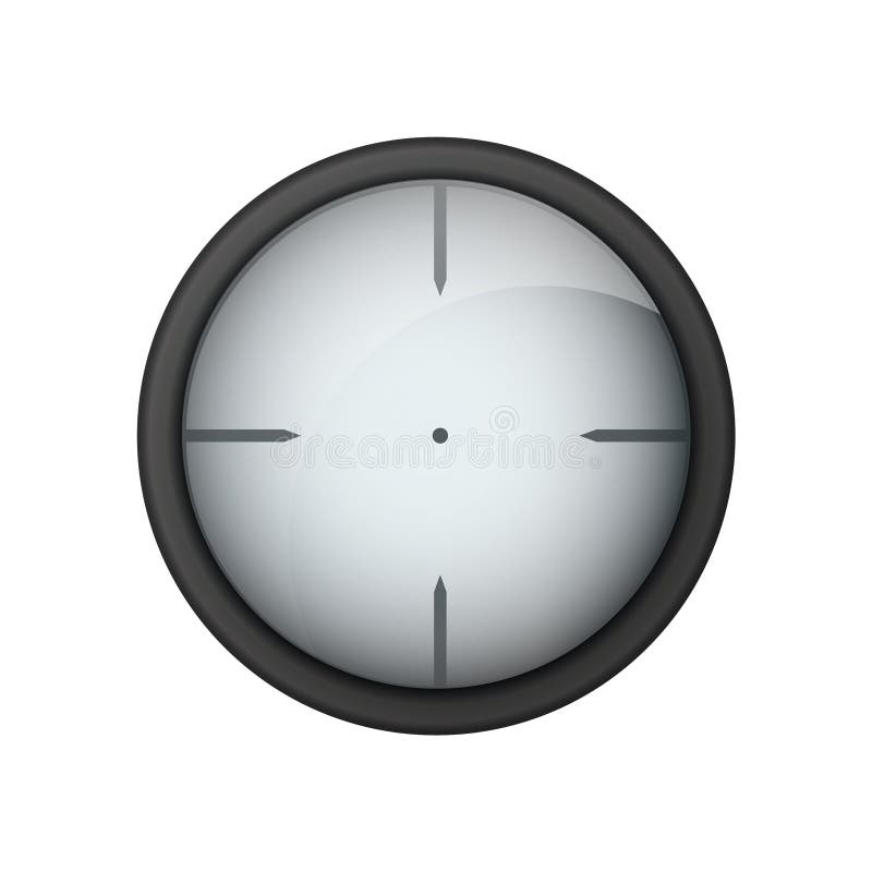 Realistic Sniper Sight. Sniper Scope with Measurement Marks Template ... Realistic Sniper Sight. Sniper Scope with Measurement Marks Template ...