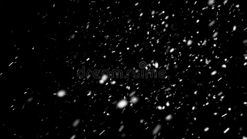 Realistic Snow Fall and Snowflakes Animation with Seamless Loop Stock ...