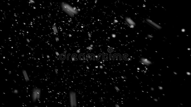 Realistic Snow Fall and Snowflakes Animation with Seamless Loop Stock ...