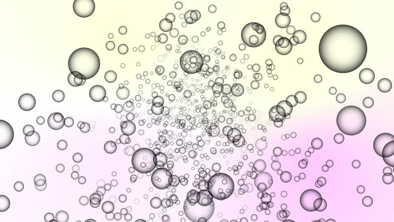 Realistic Soap Grey Color Bubbles with Colored Background Stock ...