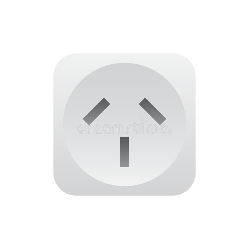 Realistic Socket Outlet Icon, Vector Stock Vector - Illustration of ...