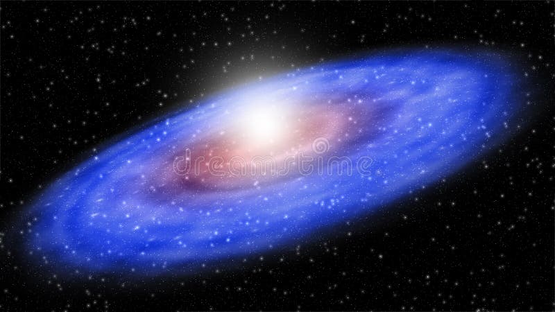 Outer Space Background with Shining Stars and Realistic Nebula ...