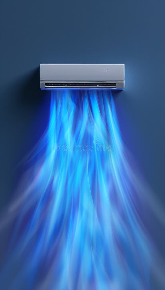 Realistic Split System Ac Mockup for Home and Office Climate Control ...