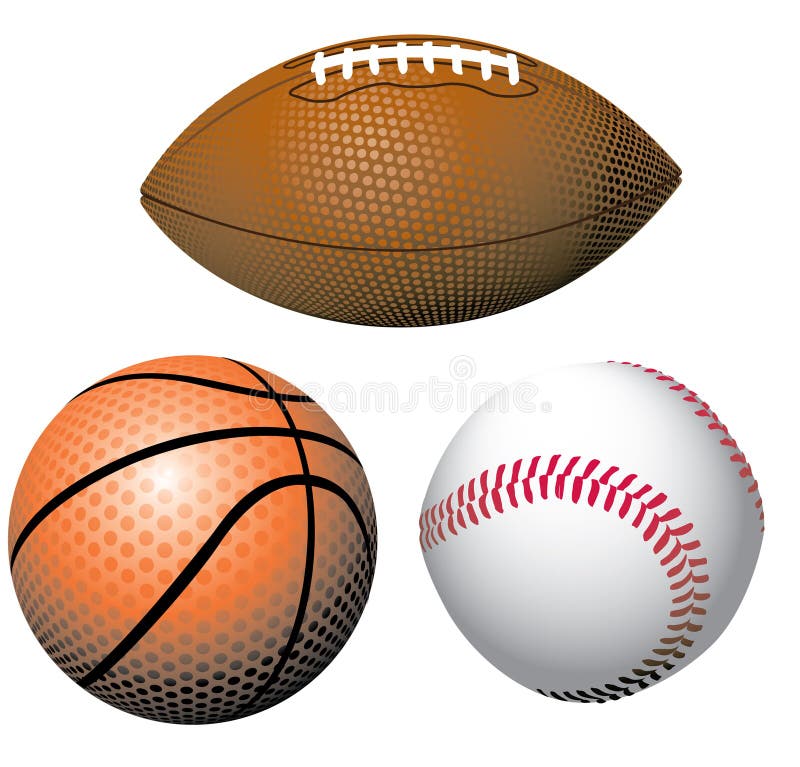Realistic Sports Balls stock vector. Illustration of action - 26107155