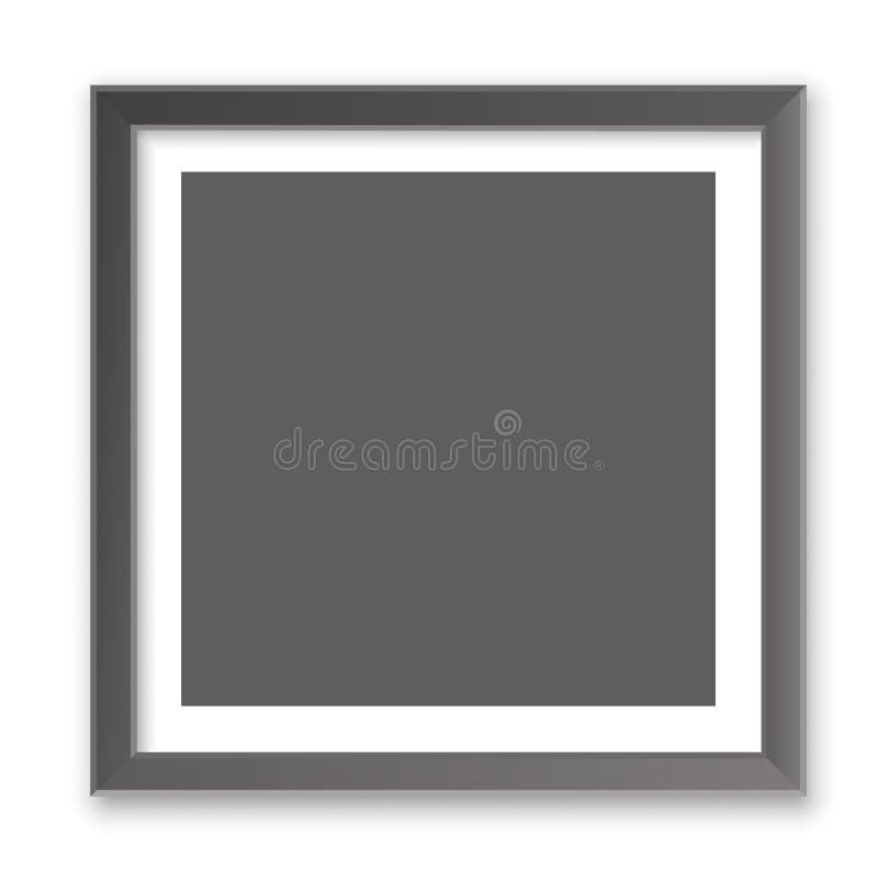 Elegant Picture Photo Frame with Shadow. Vector Illustration Stock ...