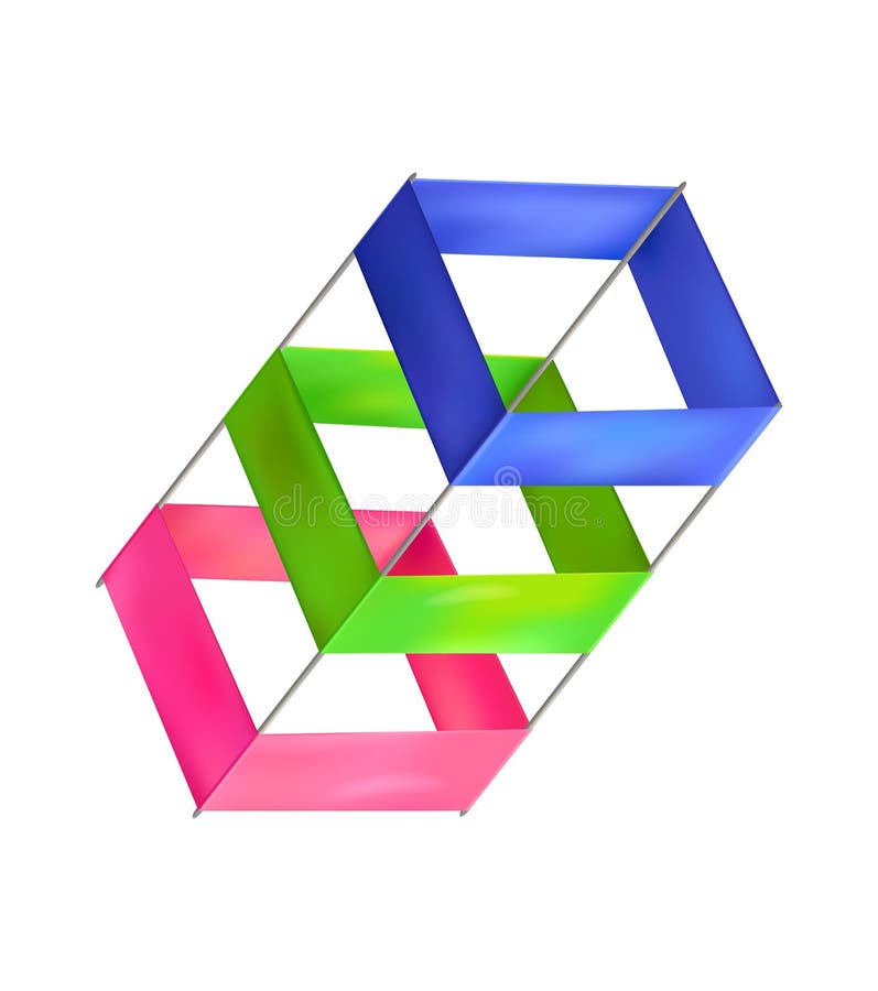 Realistic Square Kite Composition Stock Vector - Illustration of ...