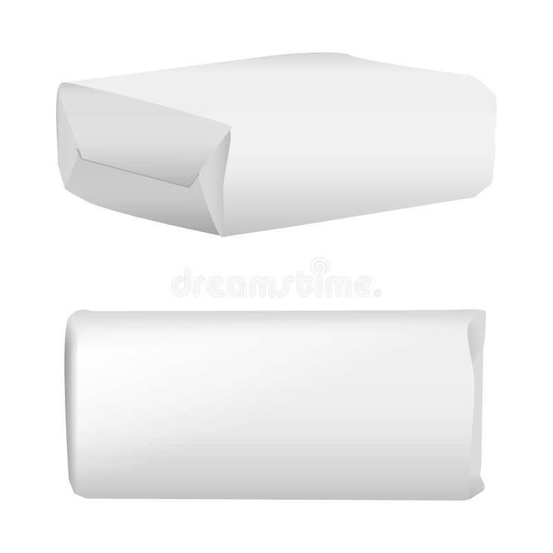 Realistic Square Product Packaging. Vector Illustration Stock ...