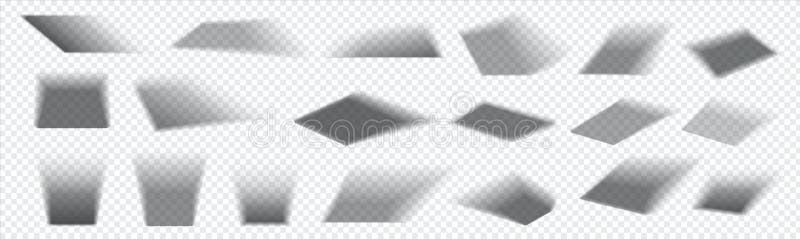 Realistic Square Shadow. Falling Shades from Rectangular Objects ...