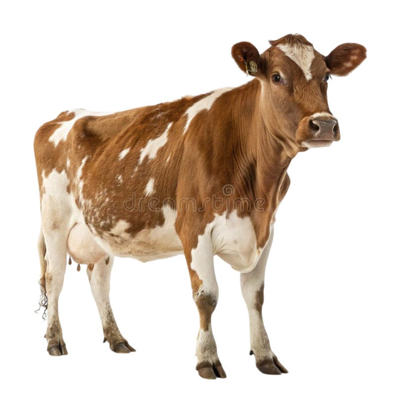 Realistic Standing Cow Image, Perfect for Farming and Animal Projects ...