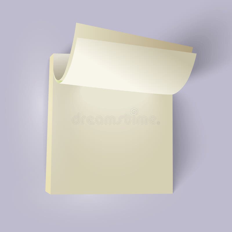 Realistic Sticky Notes - Illustration Stock Vector - Illustration of ...