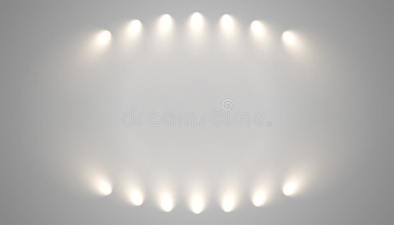 Realistic Studio Focus Light for Award or Product Presentation Stock ...