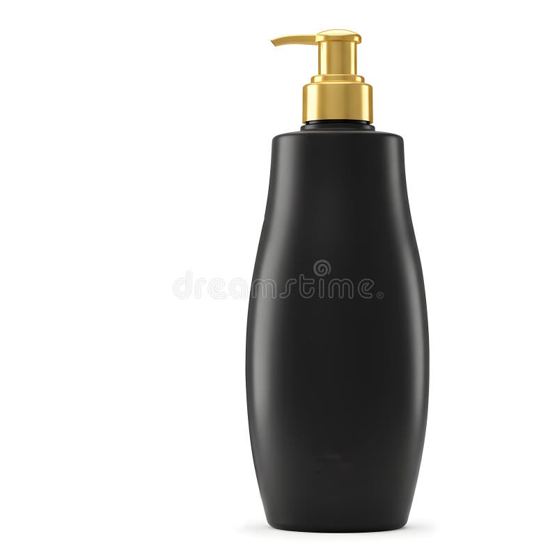 Black Gold Cosmetic Pump Bottle Stock Illustrations – 545 Black Gold ...