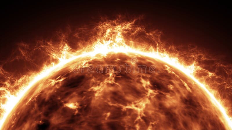 Realistic Sun surface. stock illustration. Illustration of magma ...