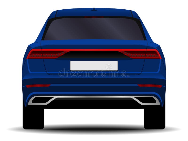 Realistic SUV car. stock vector. Illustration of speed - 185558957