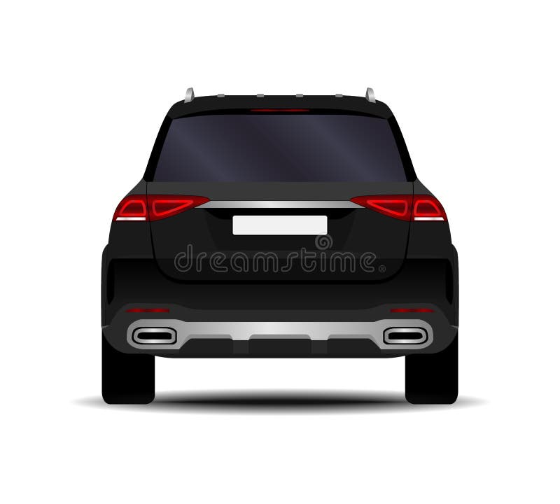 Realistic SUV car stock vector. Illustration of driving - 140410671