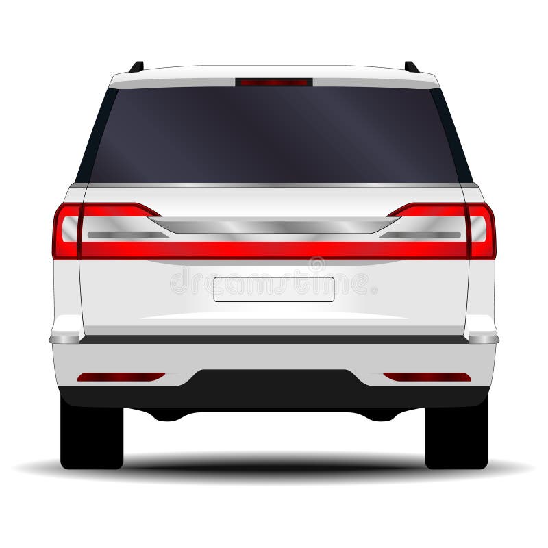 Realistic SUV car. stock vector. Illustration of motor - 185051494