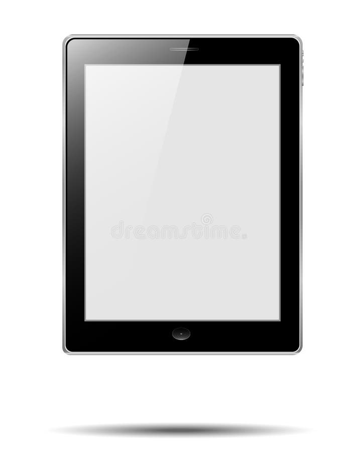 Realistic Tablet Mockup with Blank Screen. Tablet Vector Isolated on ...