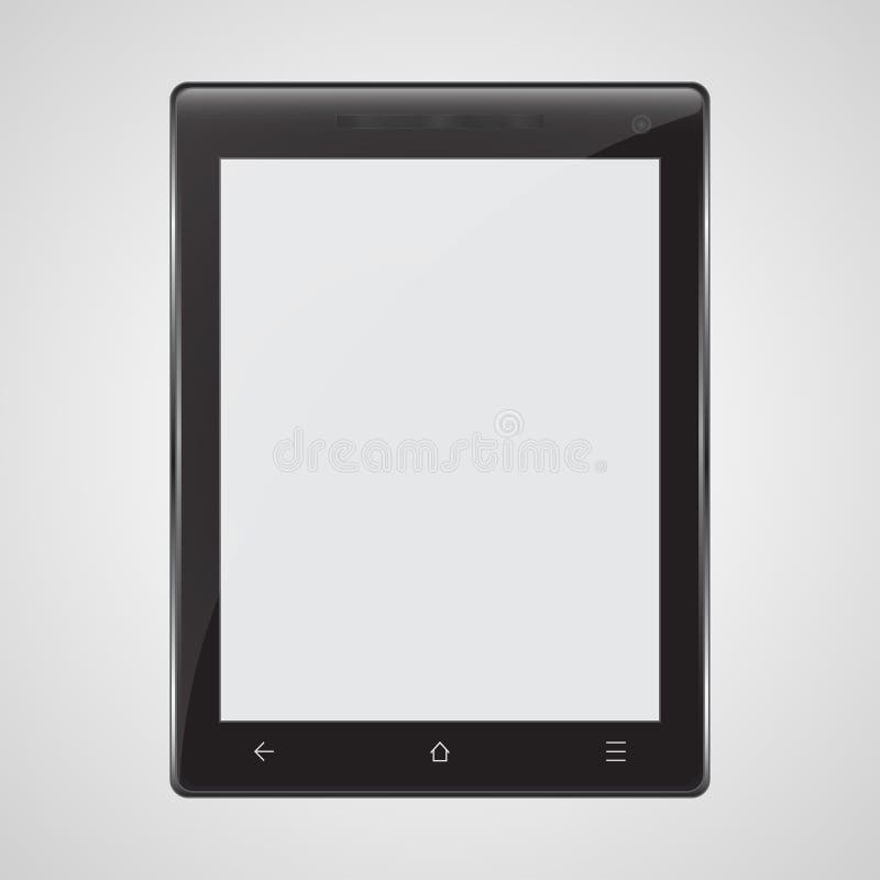 Realistic Tablet PC. Vector Illustration. Stock Vector - Illustration ...