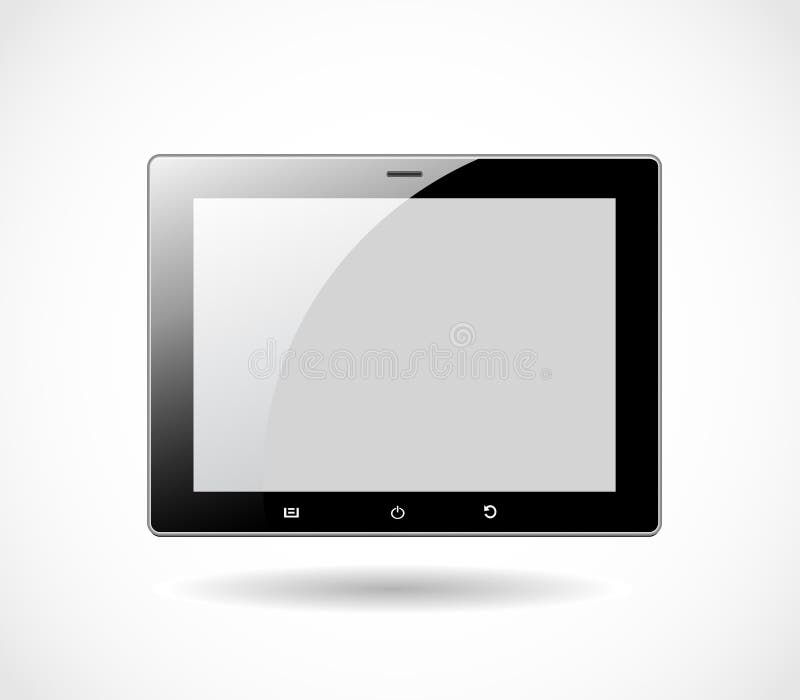 Realistic tablet vector stock illustration. Illustration of internet ...