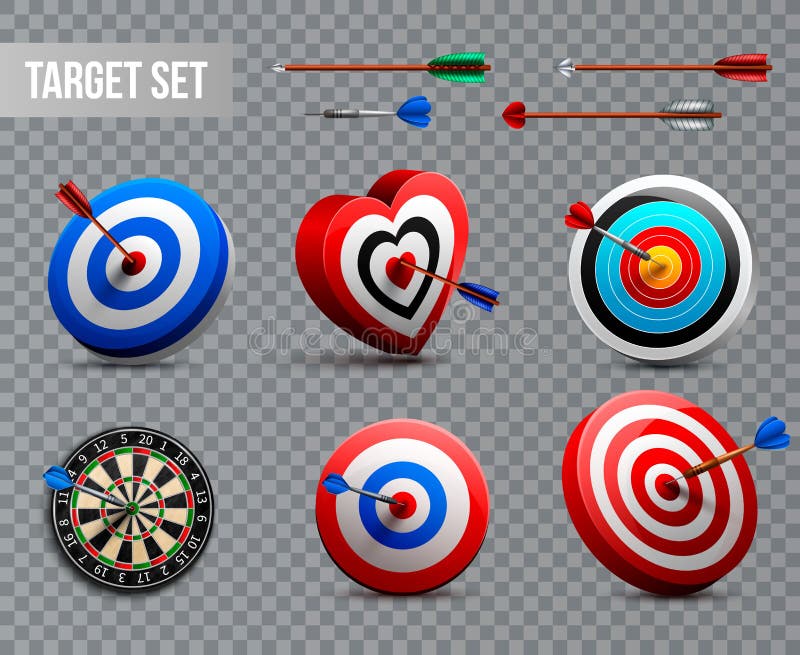 Realistic Target Composition Stock Vector - Illustration of reach ...