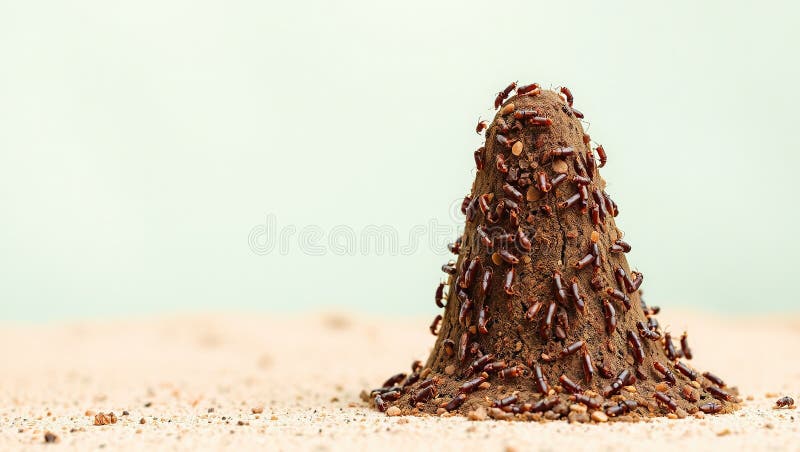 Realistic Termite Mound Mockup an Empty Space Design Concept for ...