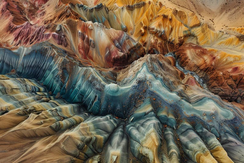 Realistic Texture of Mineral Rocks Stock Illustration - Illustration of ...