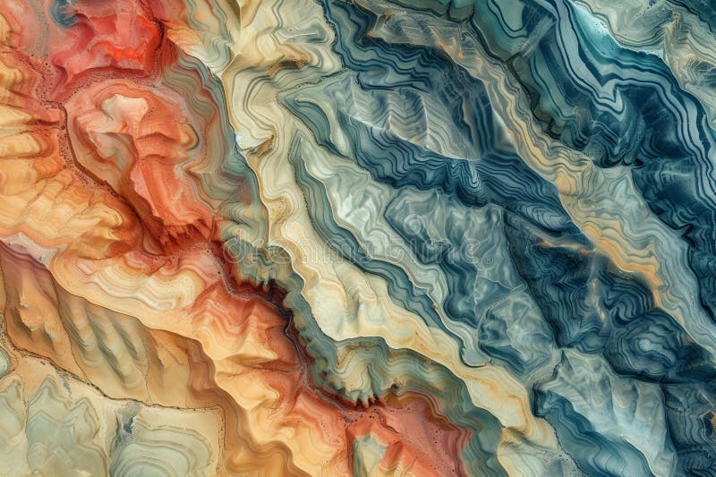 Realistic Texture of Mineral Rocks Stock Illustration - Illustration of ...