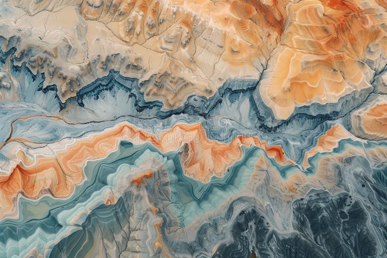 Realistic Texture of Mineral Rocks Stock Illustration - Illustration of ...