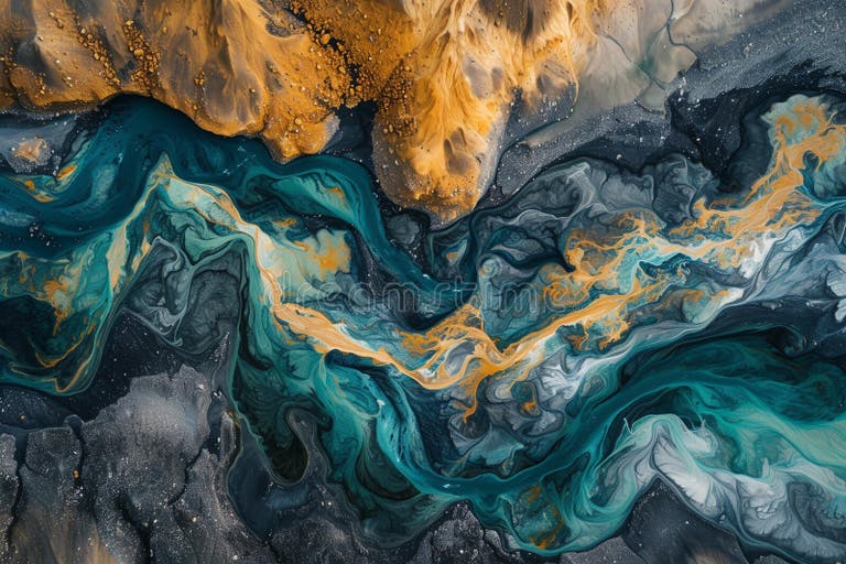 Realistic Texture of Mineral Rocks Stock Illustration - Illustration of ...