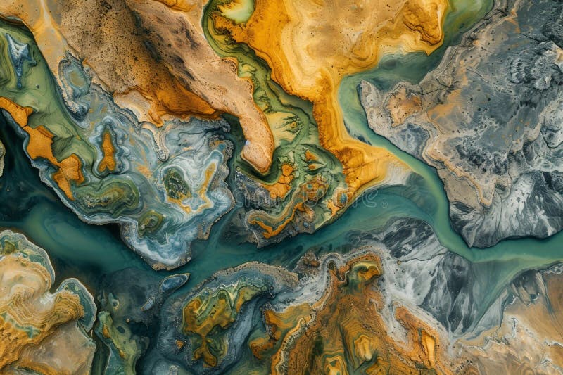 Realistic Texture of Mineral Rocks Stock Illustration - Illustration of ...