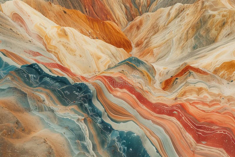 Realistic Texture of Mineral Rocks Stock Illustration - Illustration of ...