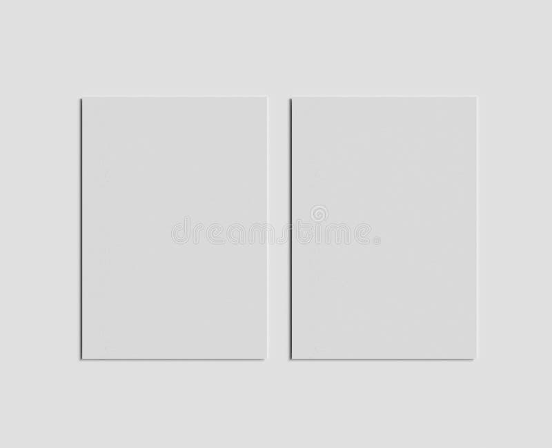 Realistic Textures A5 Paper Size Stock Illustration - Illustration of ...