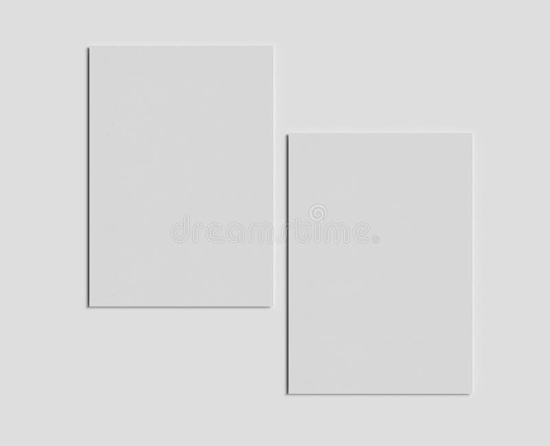 Realistic Textures A5 Paper Size Stock Illustration - Illustration of ...