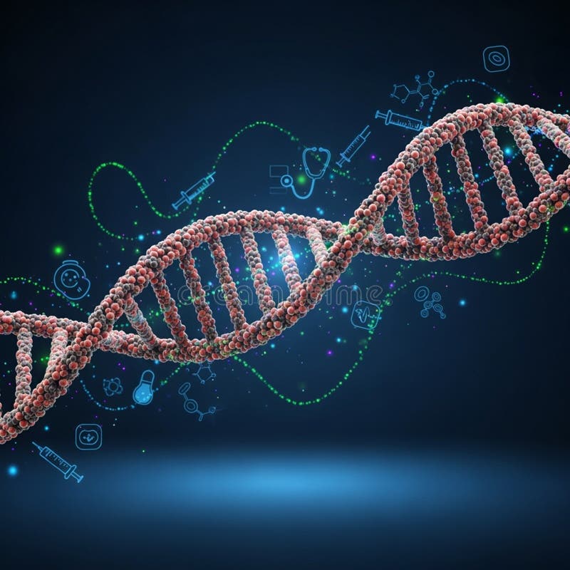 Dimensional Dna Strand Stock Illustrations – 599 Dimensional Dna Strand ...