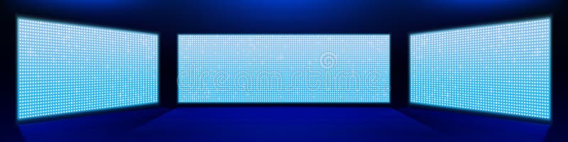 Realistic Set of Neon Blue Light Lines Stock Vector - Illustration of ...