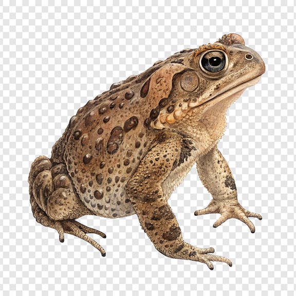 Toad Transparent Background Stock Illustration - Illustration of ...