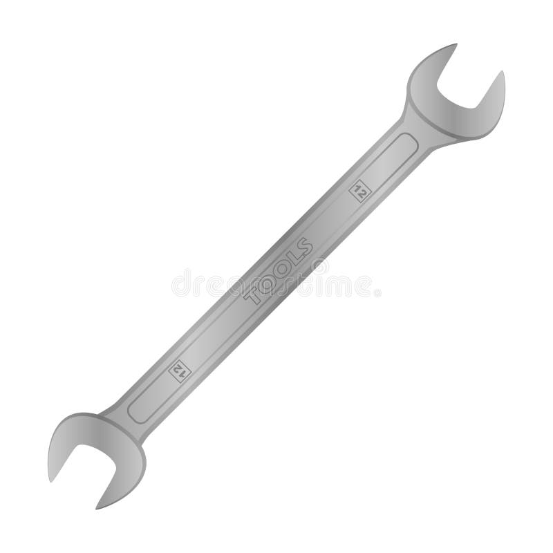 Realistic tool. wrench stock illustration. Illustration of grip - 143437621