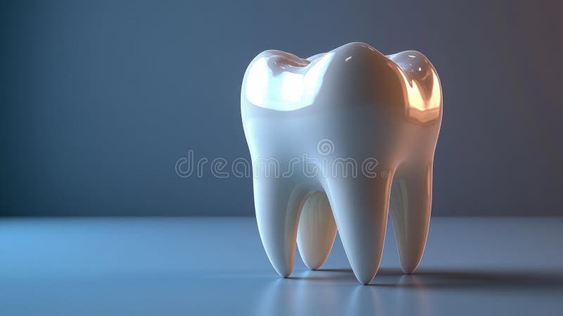 Realistic Tooth Model Generative AI Stock Illustration - Illustration ...