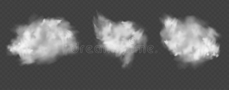 Cutout Clouds Realistic Stock Illustrations – 327 Cutout Clouds ...