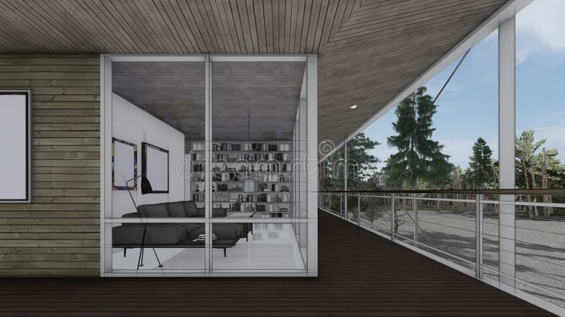 Realistic Transparent Glass Window in Rectangle Frame Stock ...