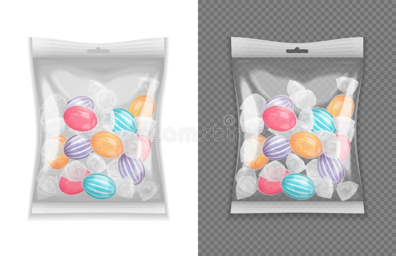 Candy Realistic Set stock vector. Illustration of pink - 55522569