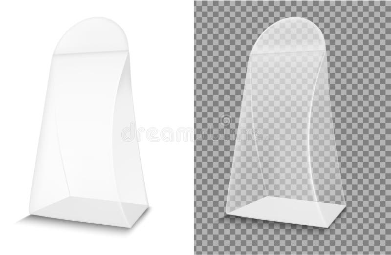 Realistic Transparent Paper or Plastic Packaging Box Stock Vector ...