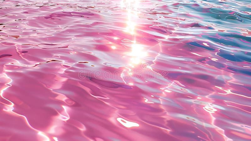 Realistic Transparent Pink Water Texture, Abstract Background ...