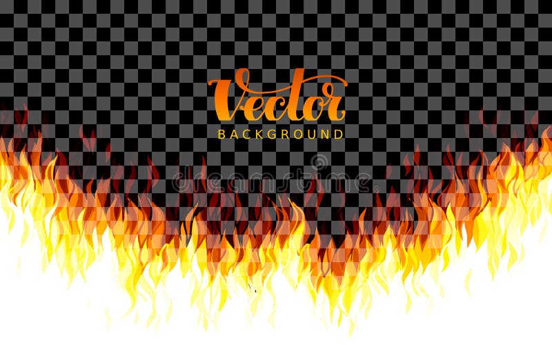 Vector Fire Flames Transparent Background Stock Illustrations – 1,663 ...