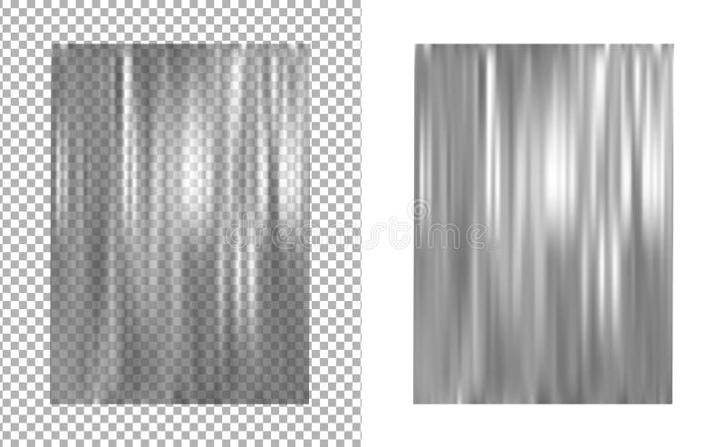 Realistic Transparent Vector Plastic Wrapper Stock Vector ...