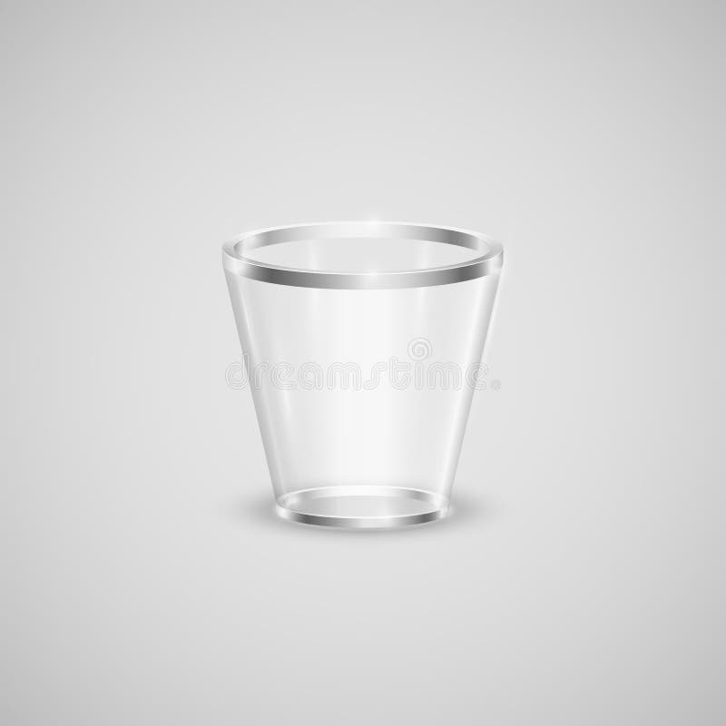 A Realistic Trashbin Icon, Vector Stock Vector - Illustration of ...